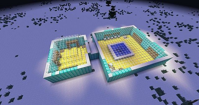 Server spawn area: Average spawn Minecraft Map