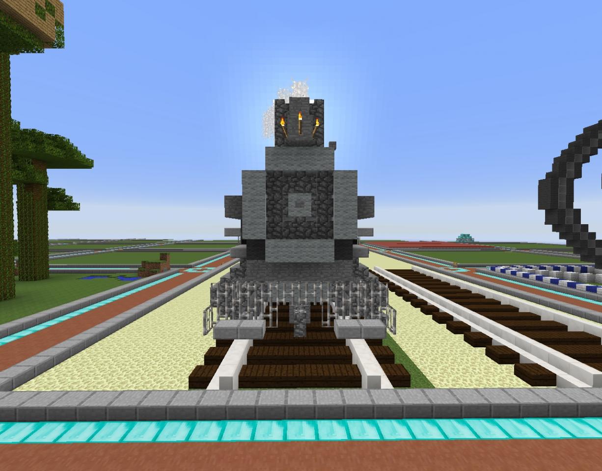 Train (currently just engine) Minecraft Map