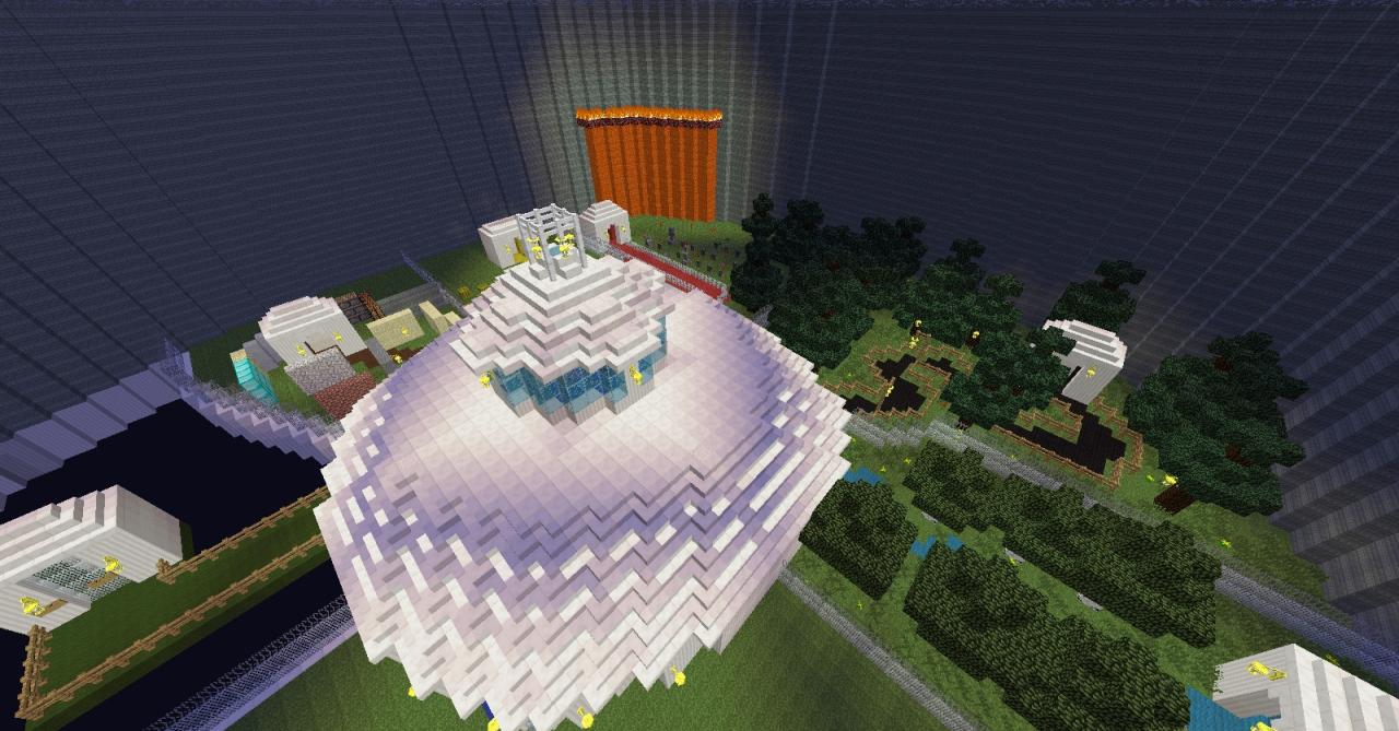 Server Hub For CustomCraft Minecraft Map