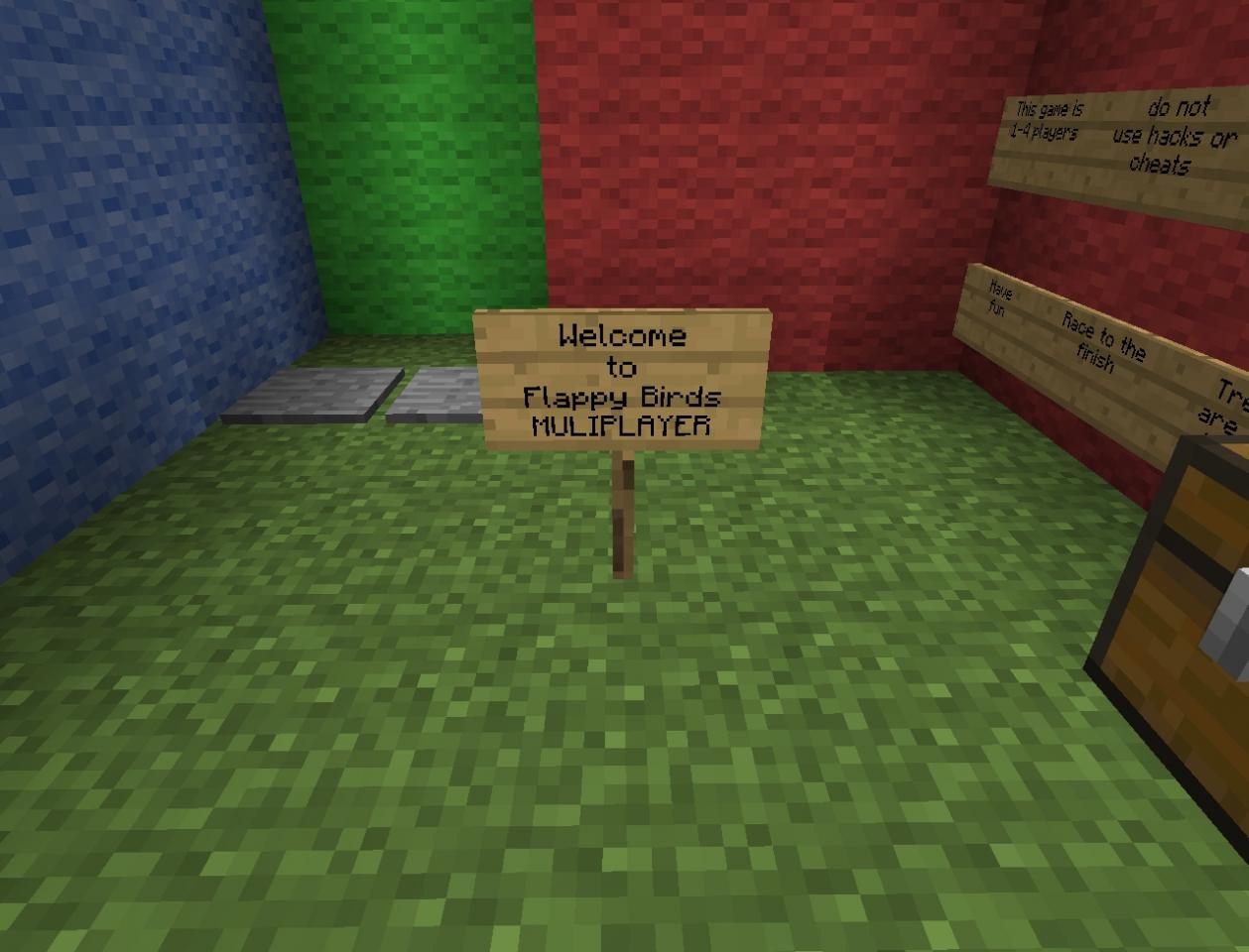 Flappy Birds MULTIPLAYER Minecraft Map