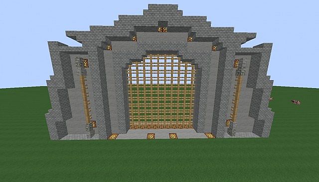 Door Of An Medieval Castle Minecraft Map