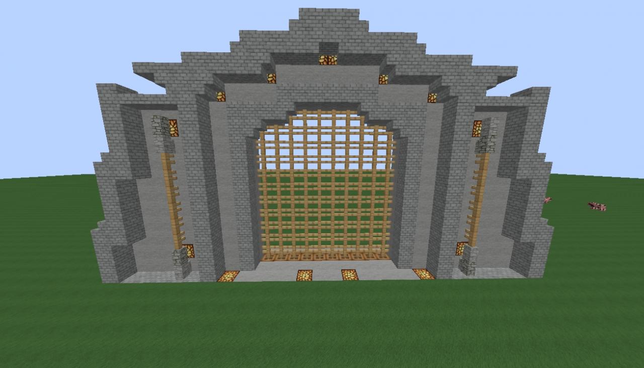 Door Of An Medieval Castle Minecraft Map