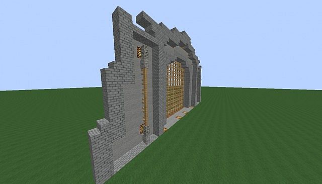 Door Of An Medieval Castle Minecraft Project