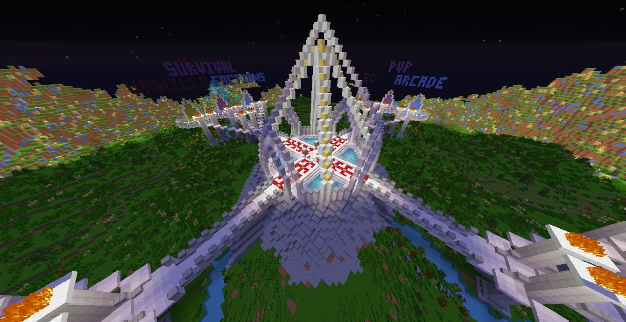 Amazing Hub Server Spawn Minecraft Map