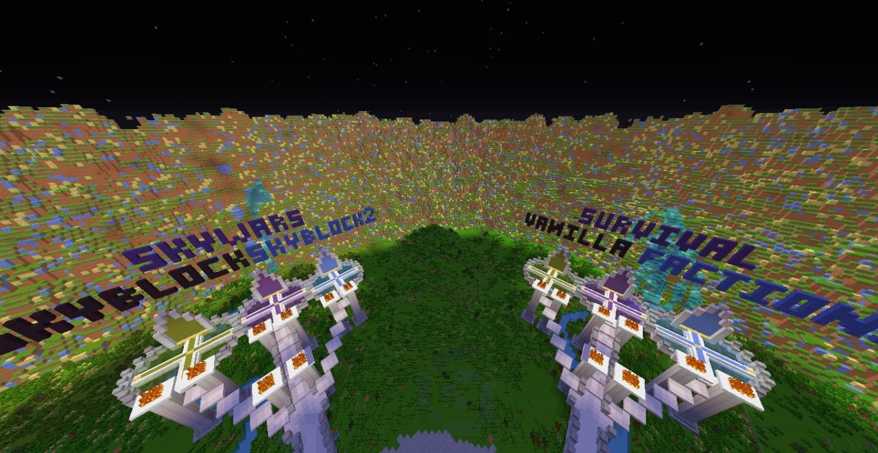 Amazing Hub Server Spawn Minecraft Map