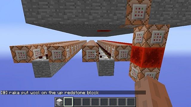 Rainbow wool Minecraft Map