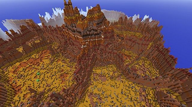 Mesa Fracture world #survival_world Minecraft Map