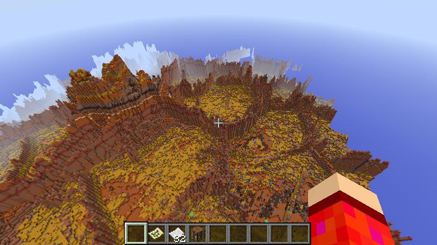 Mesa Fracture world #survival_world Minecraft Map