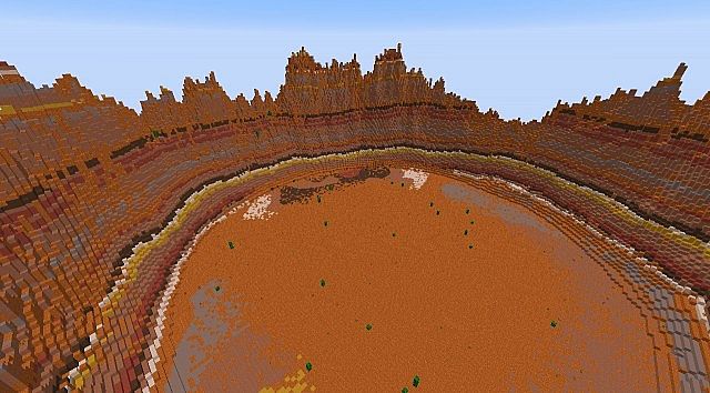 Hub Spawn: Mesa Themed Minecraft Map