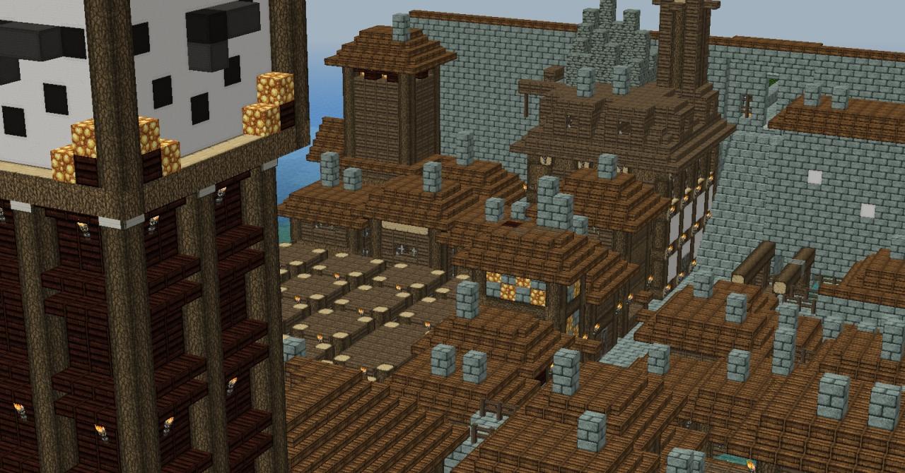 Medieval City (Old Skool London) London Minecraft Map