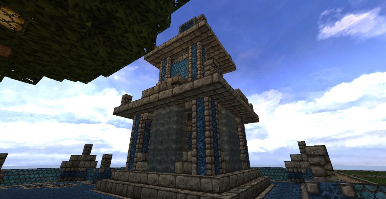 The Temple of Water Minecraft Map