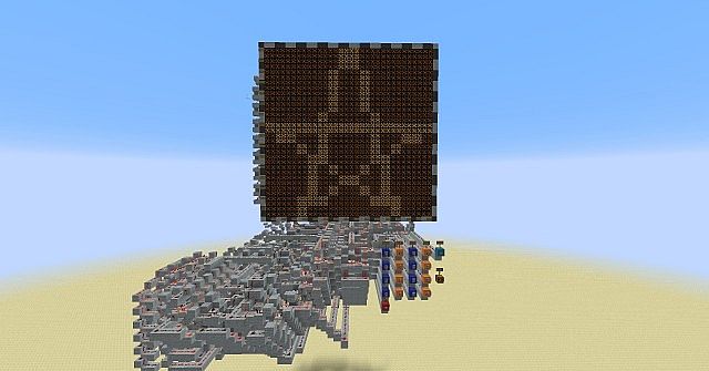 Redstone Line Rendering Using Bresenhams Line Algorithm Minecraft Map