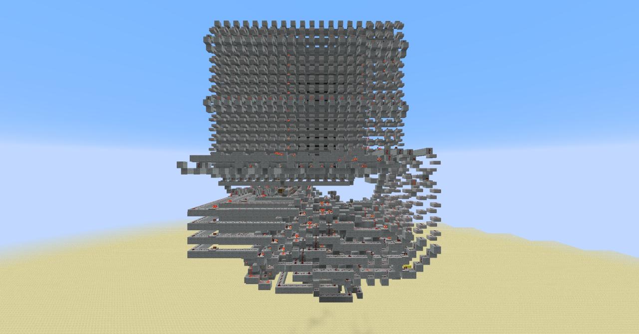 Redstone line rendering using Bresenham's line algorithm Minecraft Map