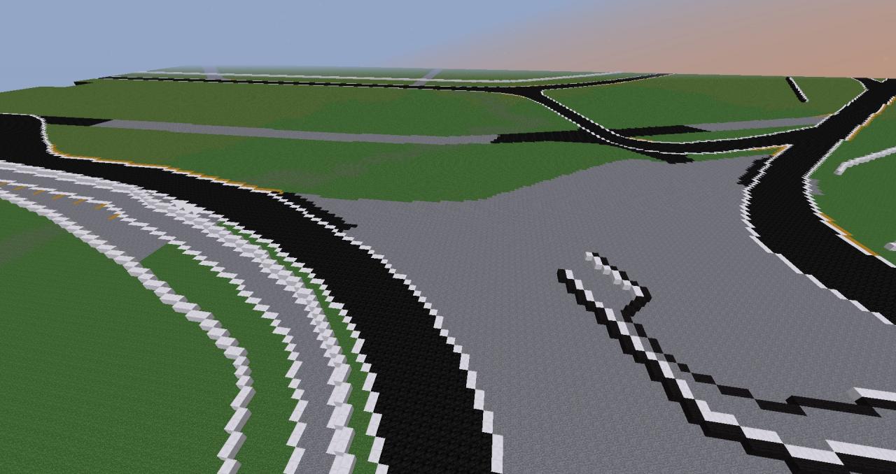 Life size Mc Daytona International Speedway Minecraft Map