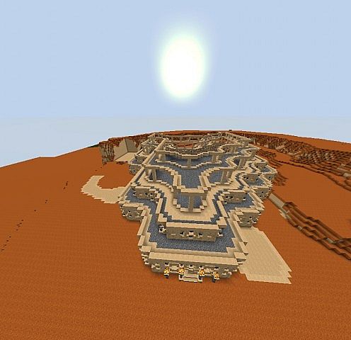 Sand Mansion Minecraft Map
