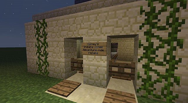 Indiana Jones Adventure: Temple Of The Forbbiden Eye (Minecraft Ride 1: ...