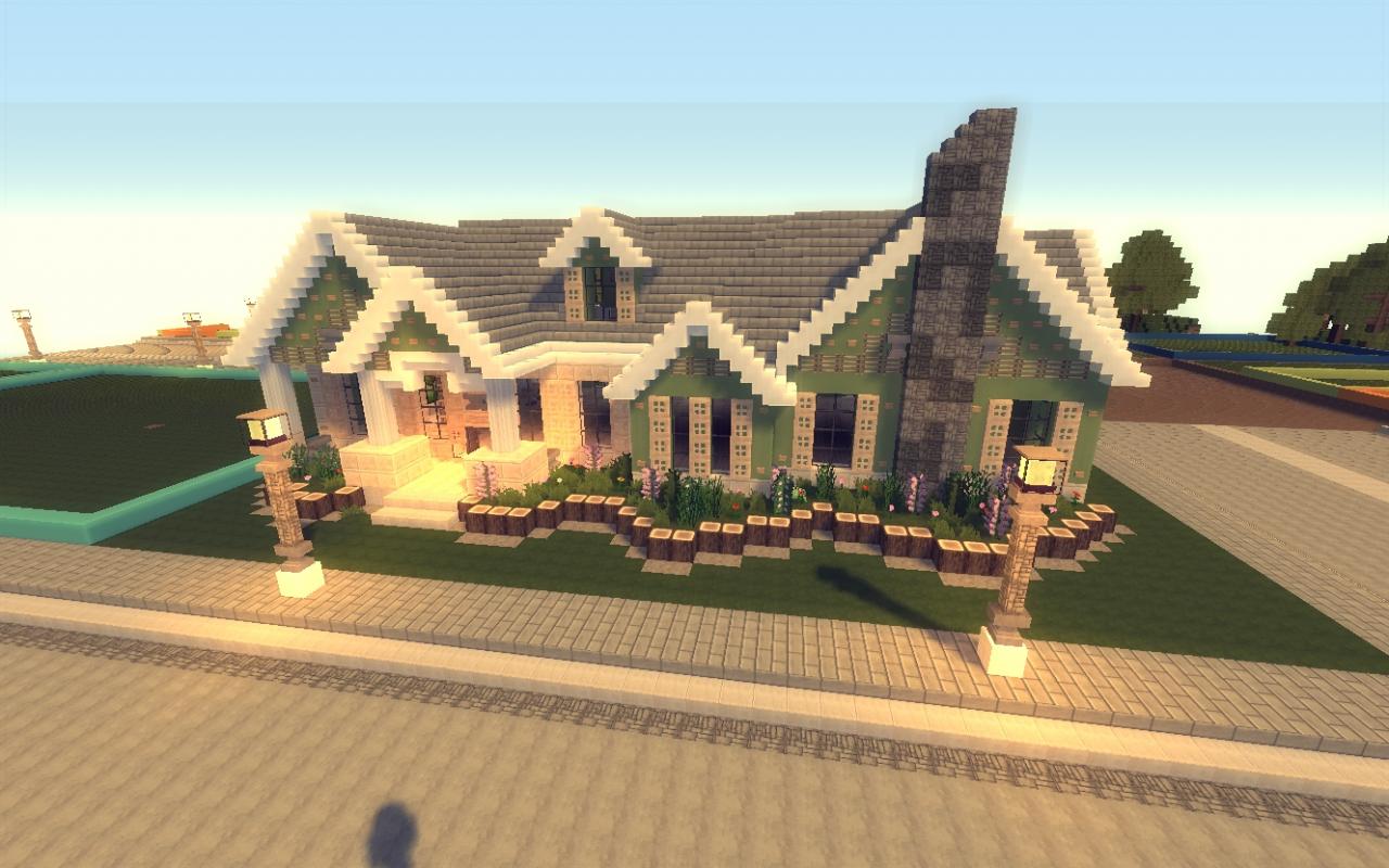Traditional/Craftsman Home | Based Of a Real Home | WIP | Minecraft Map