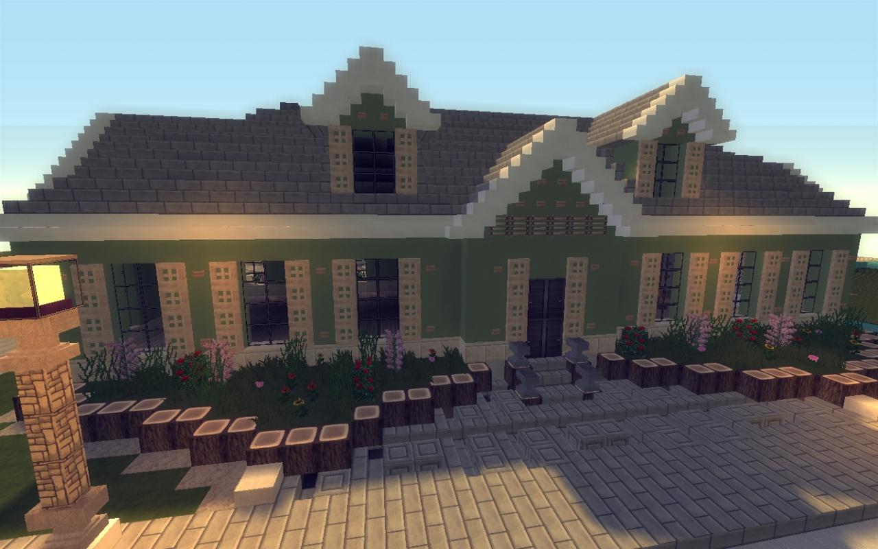 Traditional/Craftsman Home | Based Of a Real Home | WIP | Minecraft Map