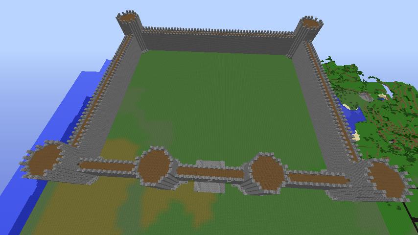 Castle Wall Minecraft Map
