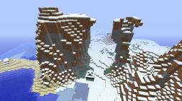 Snow Biome/Mountain Castle Minecraft Map