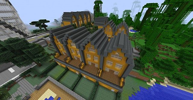 Small Neighbourhood (12 houses) Minecraft Map