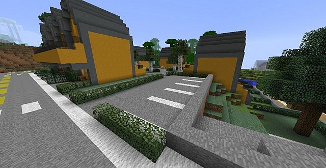 Small Neighbourhood (12 houses) Minecraft Map
