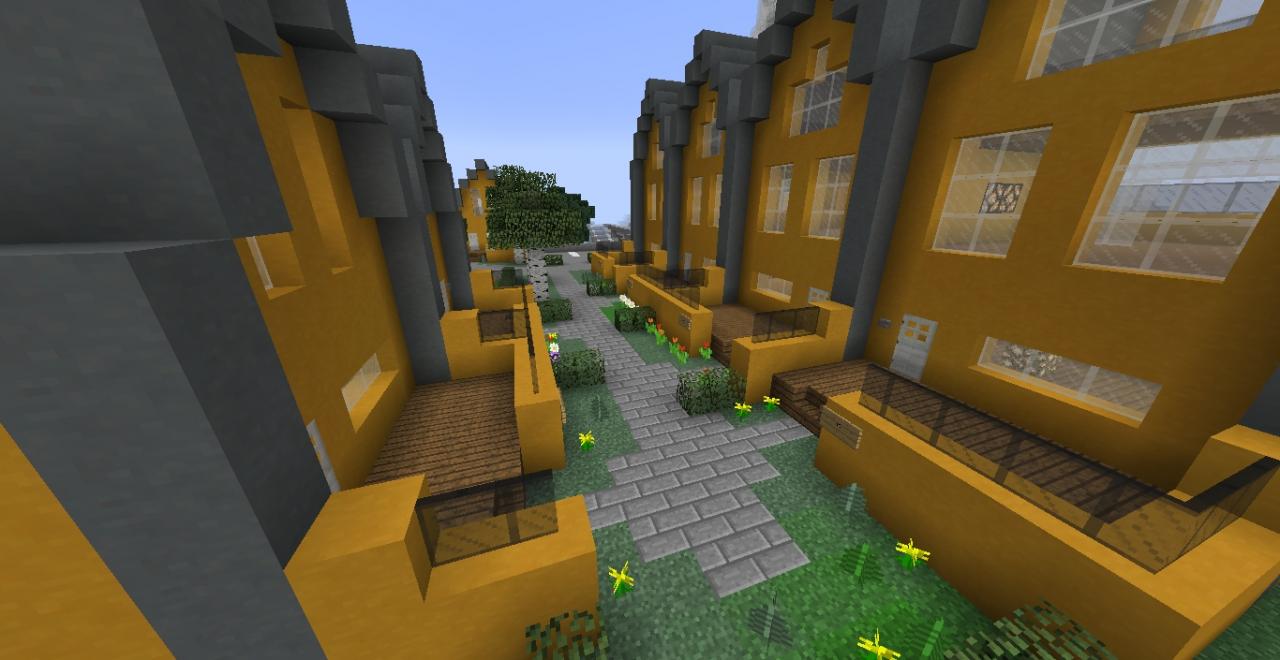 Small Neighbourhood (12 houses) Minecraft Map