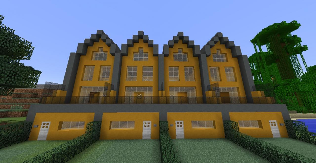 Small Neighbourhood (12 houses) Minecraft Map