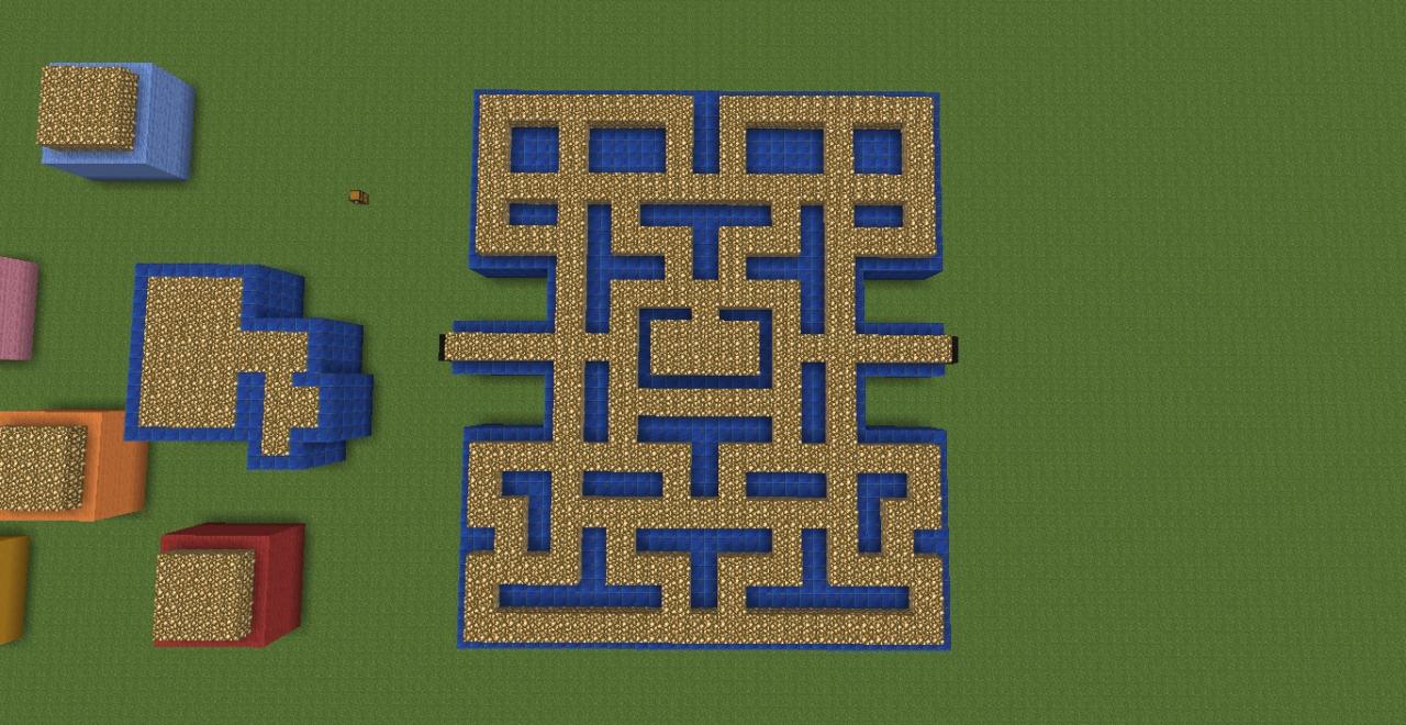 Pac-Man Minigame Minecraft Map