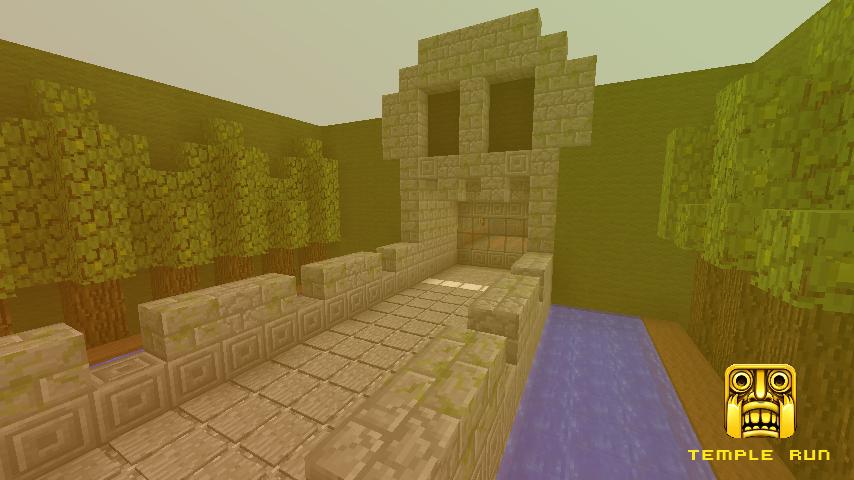 TEMPLE RUN 1 [14w10] 1.8 Minecraft Map
