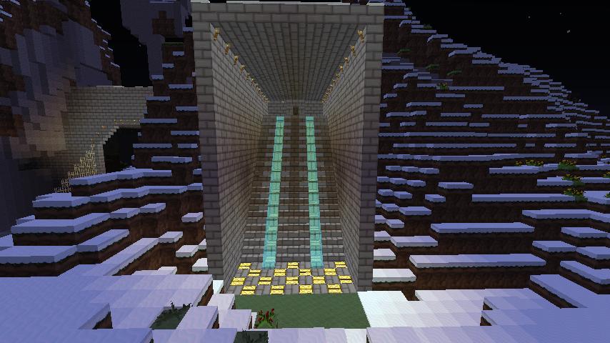 Snow Biome/Mountain Castle Minecraft Map