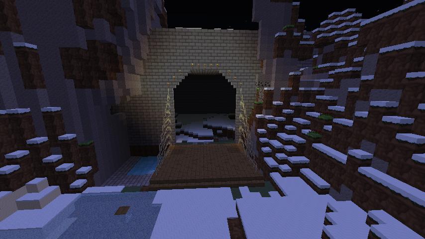 Snow Biome/Mountain Castle Minecraft Map