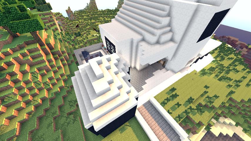 Futuristic House Minecraft Map