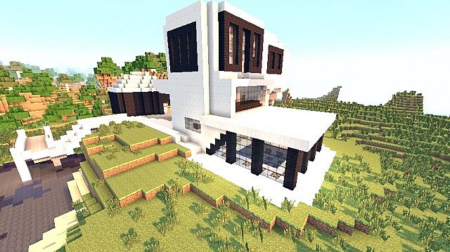 Futuristic House Minecraft Map