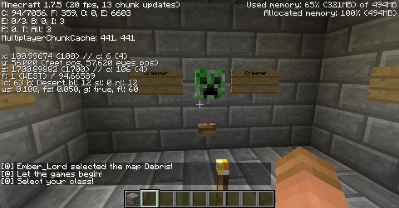 Kit PVP (4 Players, Multiple Classes) Minecraft Map