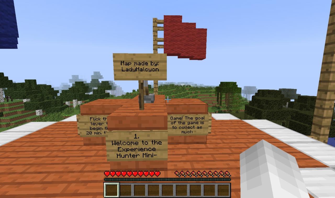 Minecraft: Experience Hunter Mini-Game Map Minecraft Map