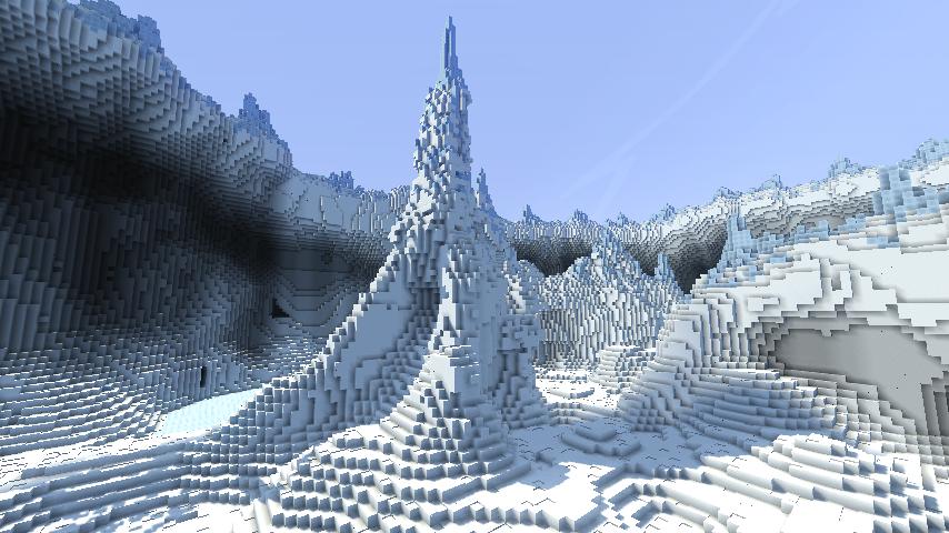 Ice Pit Arena Minecraft Map