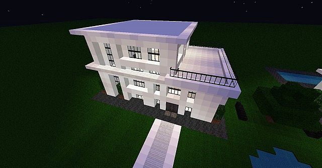 Luxurious Modern House Minecraft Map