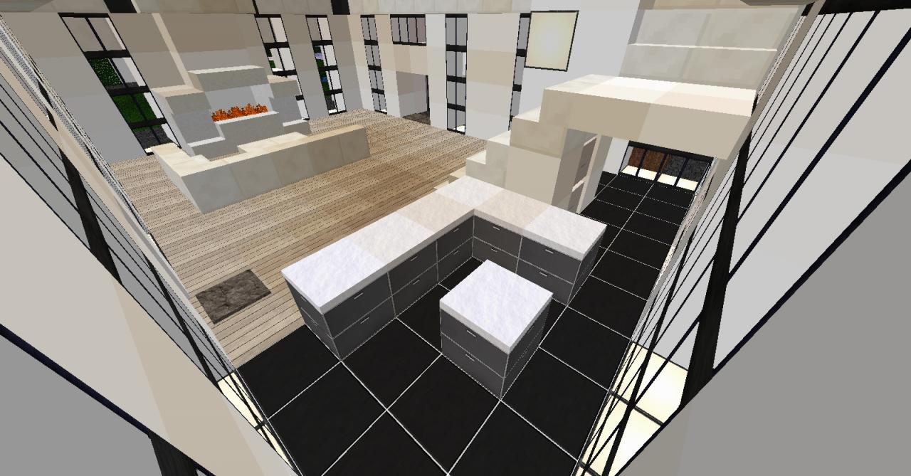 Luxurious Modern House Minecraft Map