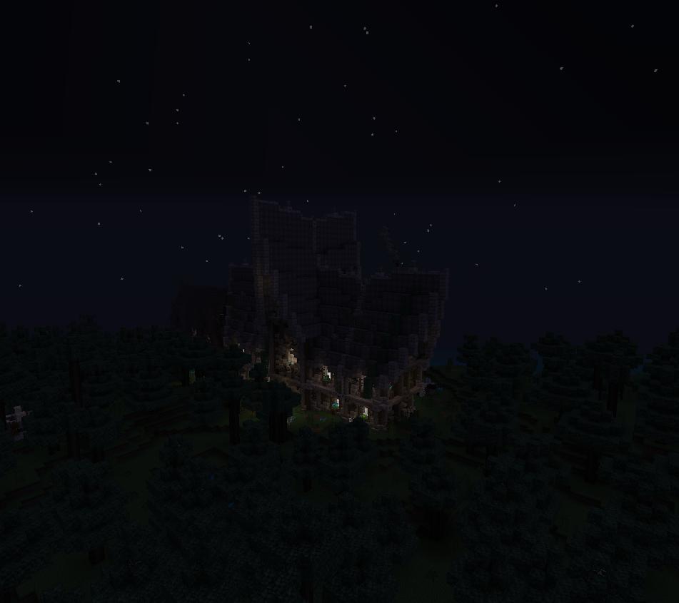 Large Dark Fantasy House (WOK) Minecraft Map