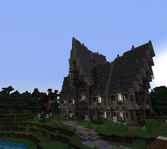 Large Dark Fantasy House (WOK) Minecraft Map
