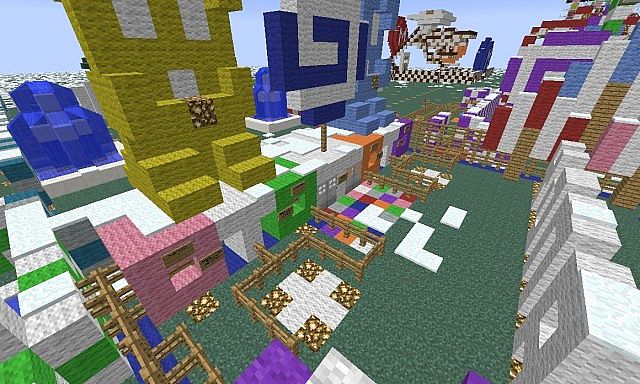 Candyland Theme Park Minecraft Map