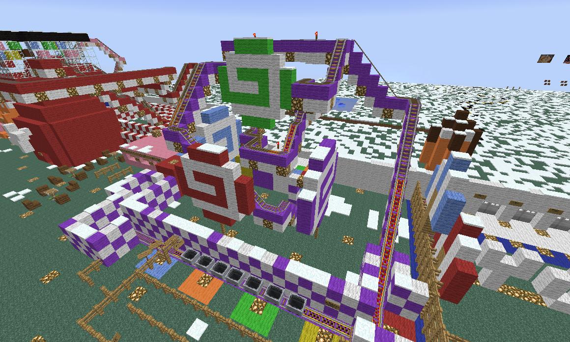 Candyland Theme Park Minecraft Map
