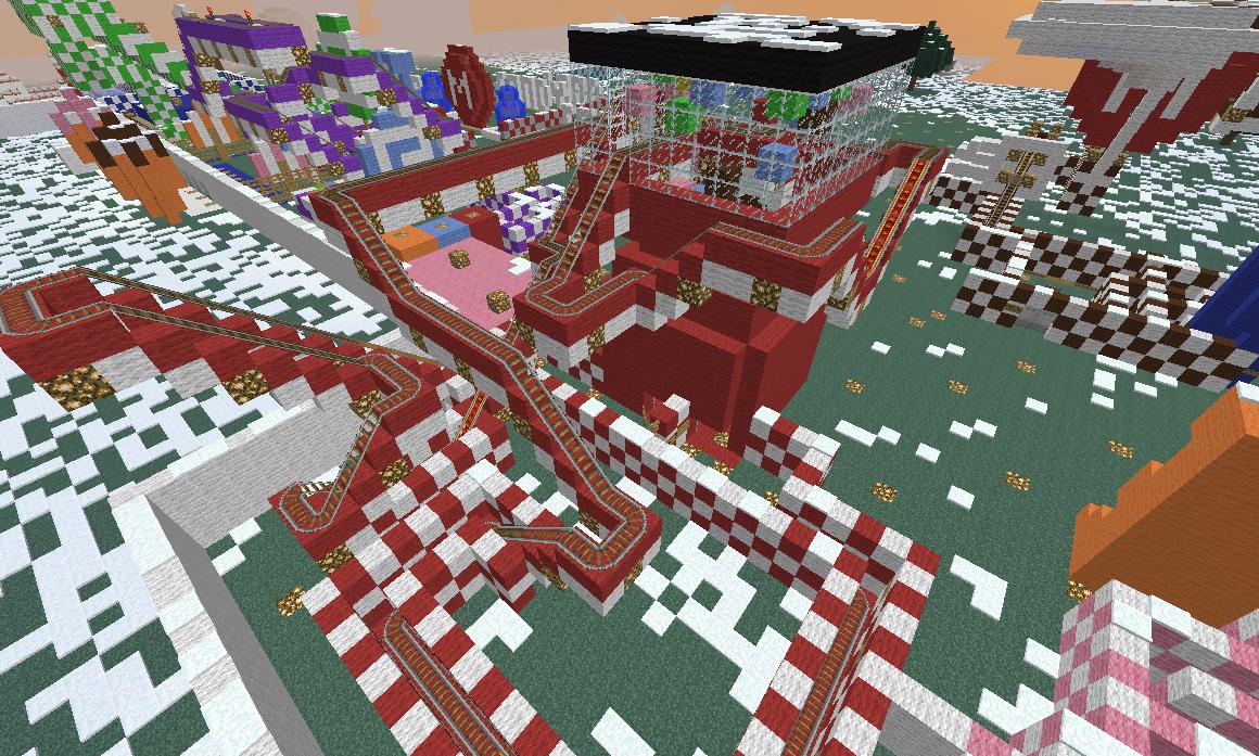 Candyland Theme Park Minecraft Map