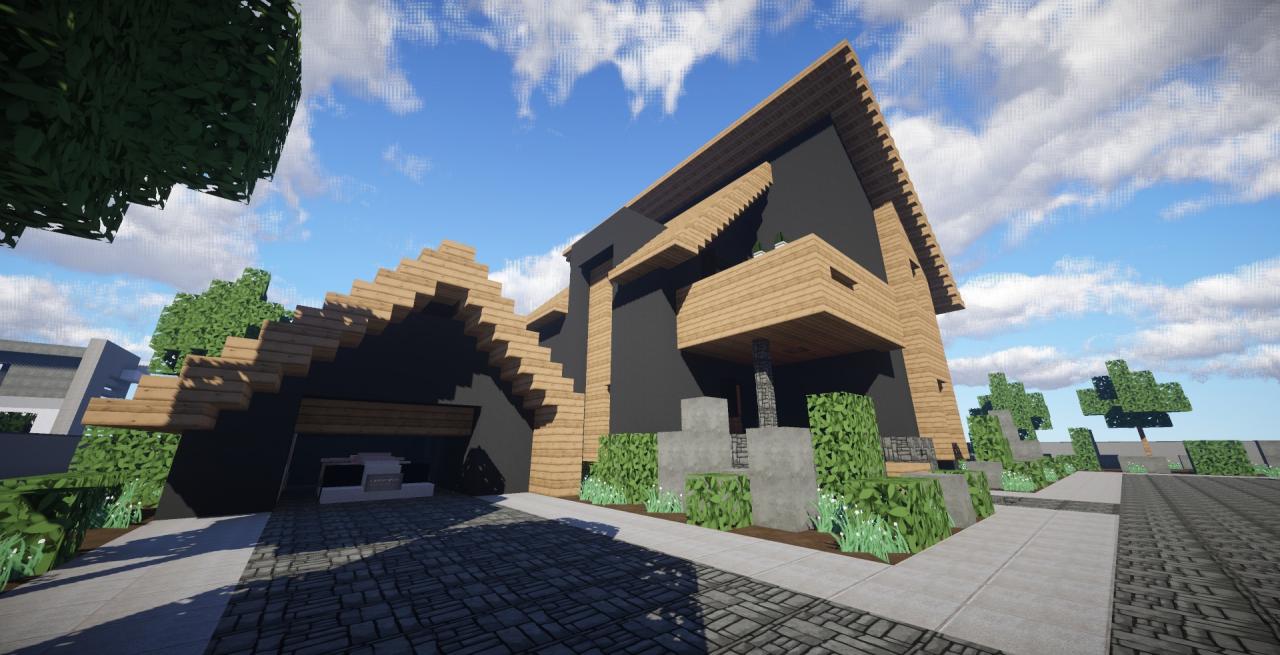 I Realistic Modern Concept Home I Showcase by Keralis I WoK I Minecraft Map