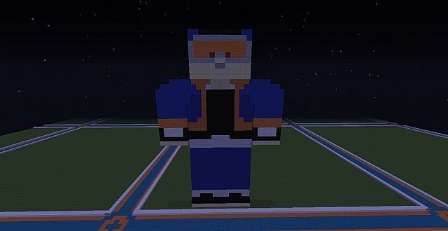 Obito Uchiha pixel art Minecraft Map