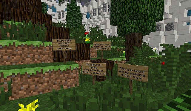 MineVast Network Spawn Hub Minecraft Map