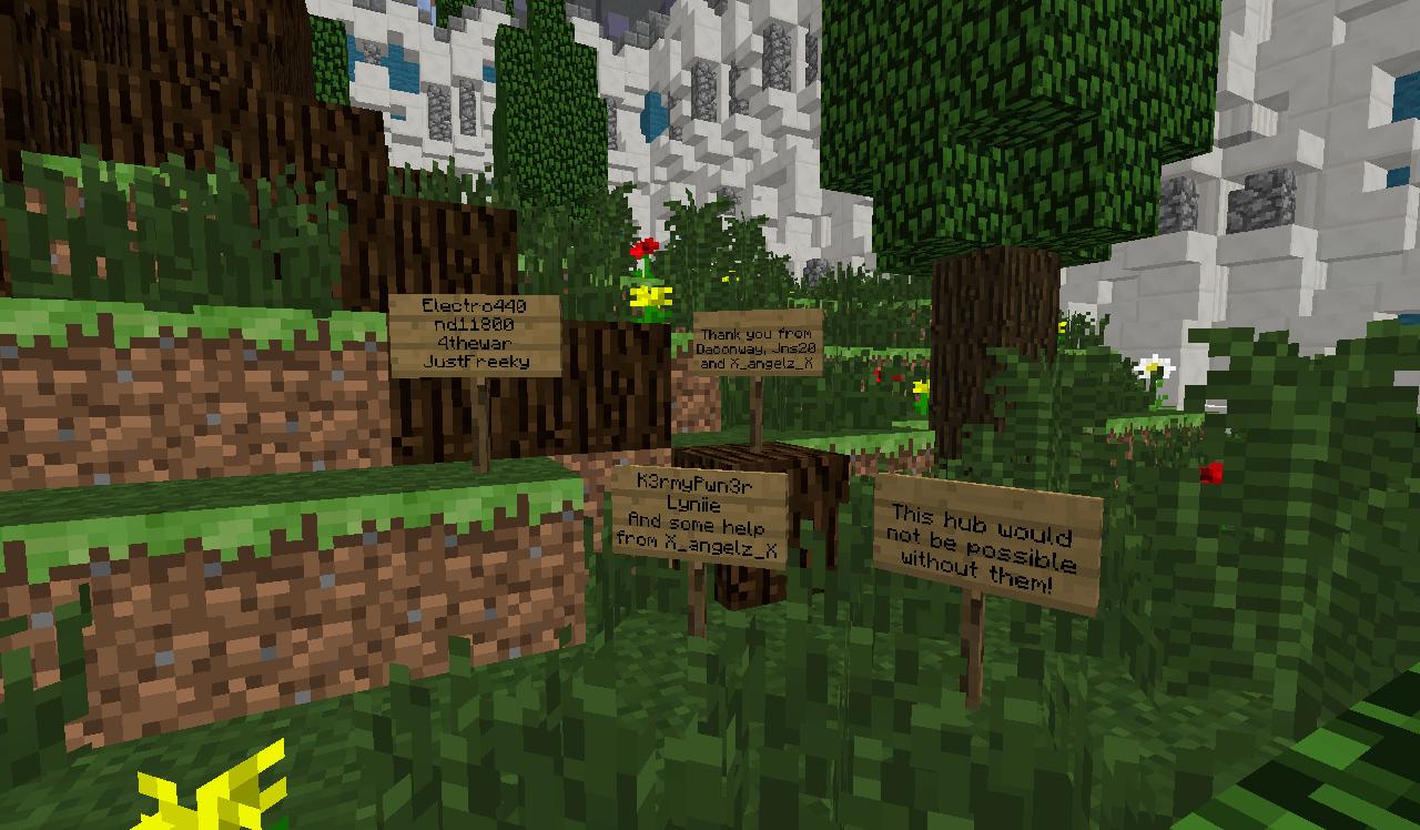 MineVast Network Spawn Hub Minecraft Map