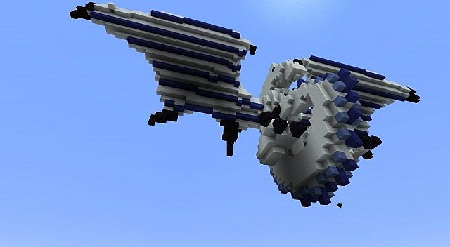 3d dragon from my sever Minecraft Map