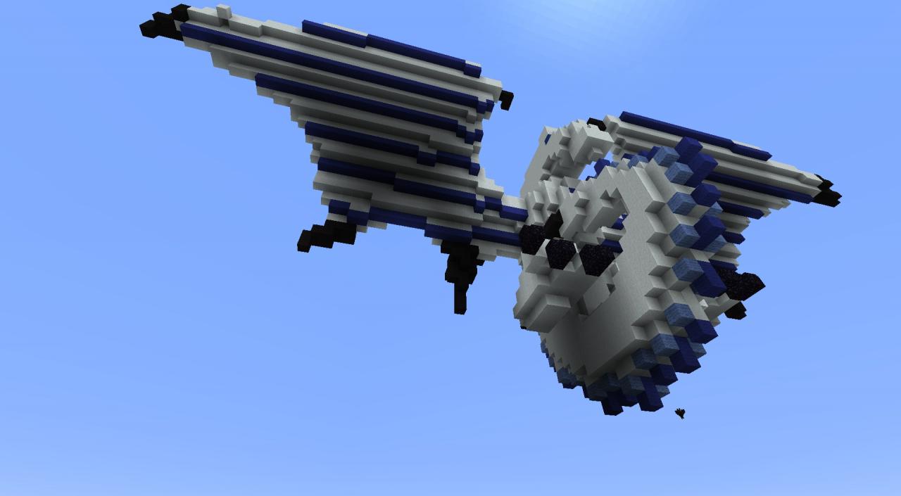 3d dragon from my sever Minecraft Map